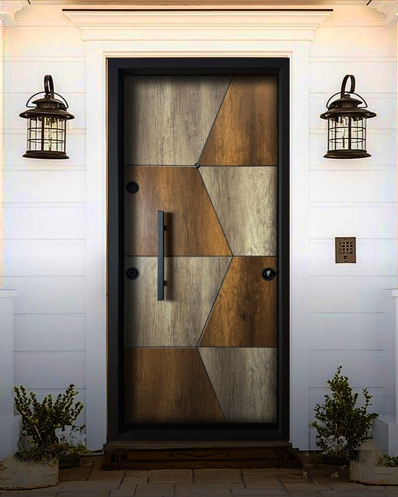 STAR STEEL DOOR S02 | Elkhalil Wood