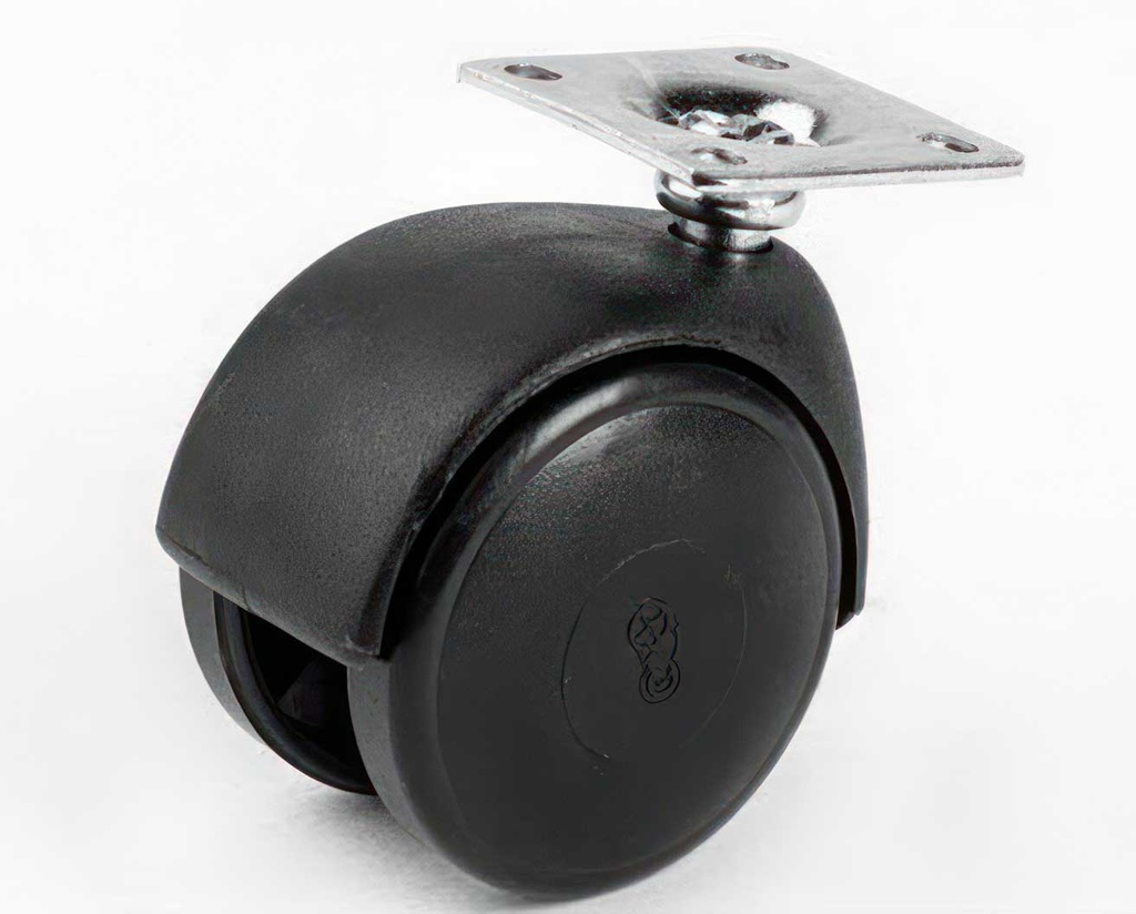 Plastic Big Disc Caster 50 mm | Elkhalil Wood